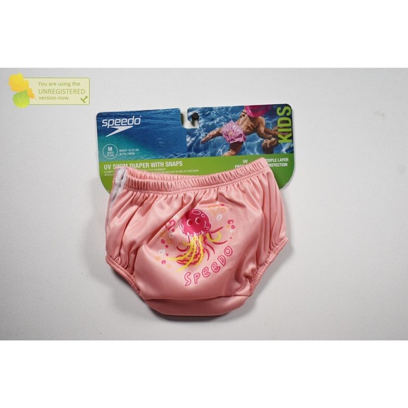 Speedo | Swim | Speedo Kids Girls Swim Pool Diaper Candy Pink Jellyfish ...